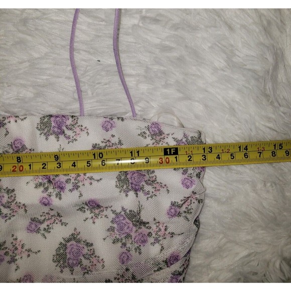 Emprada | Dresses | Nwt Emprada Sz S Mini Dress White Purple Floral ...